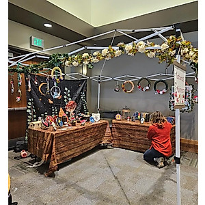 Iconikal Woodgrain Plastic Tablecloth Table Cover, Aged Clear Hemlock, 54 x 108-Inches, 3-Pack