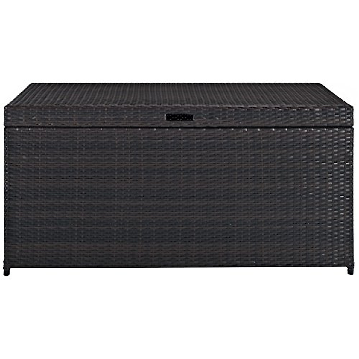 Crosley Furniture CO7300-BR Palm Harbor Outdoor Wicker Storage Bin, Brown