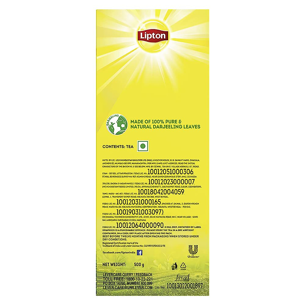 Lipton Darjeeling Tea 500 g