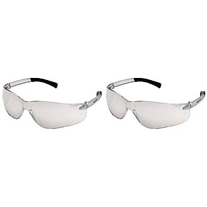 MCR Safety BK119 Bearkat Clear Mirror Lens Safety Glass, Standard, INDOOR/OUTDOOR