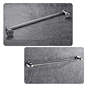 Towel BAR Rack Towel Rack Wall-Mounted Single Towel bar Rails, high-Molded Stainless Steel Towel Rod, Polished Silver Finish, for Bathroom Hardware and Kitchen and WC, 30 Cm ~ 120 cm Optional, (Size