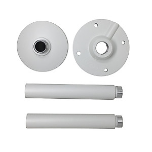 CPM PC130T DS-1271ZJ-130-TRL Pendant Mounting Bracket for Hik Turret Dome Camera DS-2CD2342WD-I (White)