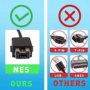 Nes Classic Controller for Nintendo Nes Mini Classic Edition Console, Retro Nes Gamepad Controller with 10FT Extra Long Cable - Nes Controller