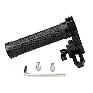CAMVATE Quick Release Rubber Grip Top Handle with Nato Rail for Blackmagic Pocket Cinema Camera (Black) - 1499