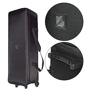 lesolar Photo Studio Equipment Trolley Case Camera Trolley Carrying Case 44x15x11.8 inches Photo Stand Case with Padded Compartment and Wheels for Light Stand Tripod Strobe Light