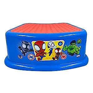 Ginsey Spidey and His Amazing Friends Team Up Step Stool - Kids Step Stool, 1 Count, 1.07 pounds