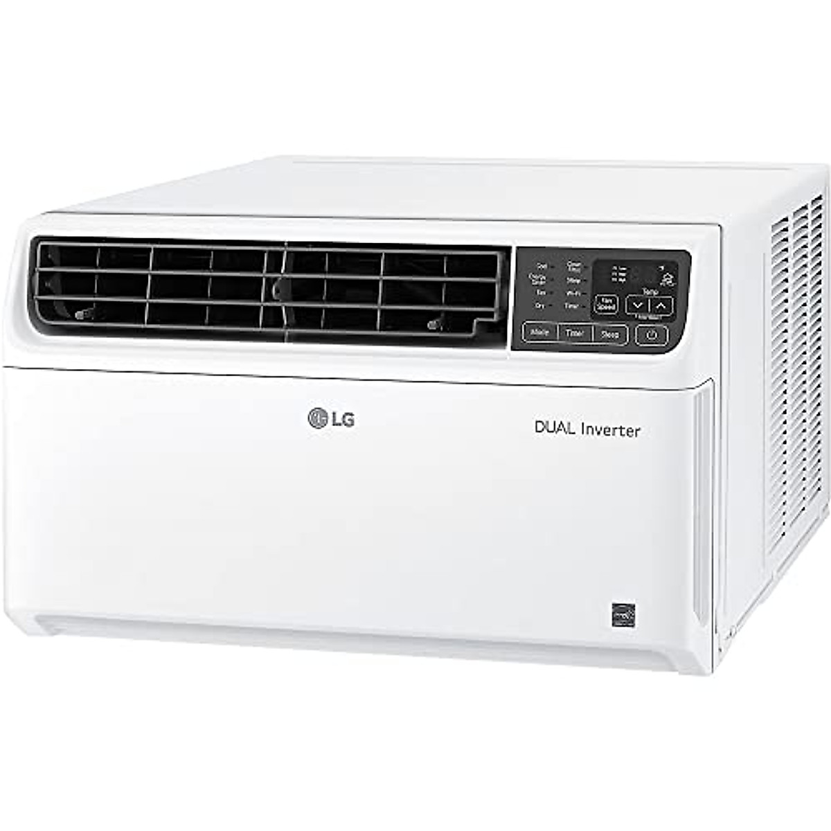 LG 9,500 BTU Dual Inverter Smart Window Air Conditioner, Cools 450 Sq. Ft., Ultra Quiet Operation, Up to 15% More Energy Savings, ENERGY STAR®, works with LG ThinQ, Amazon Alexa and Hey Google, 115V