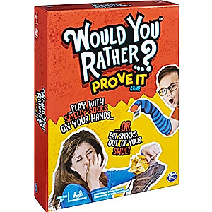 Spin Master Games Would You Rather…? Prove It, Hilarious Family Game of Demented Dilemmas, for Ages 8 and Up