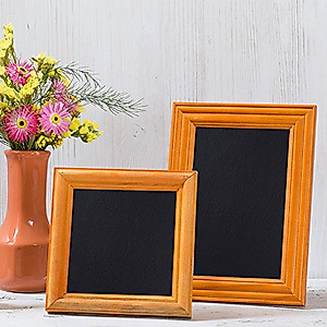 Caydo 6 PCS Craft Black Adhesive Back Felt Sheets 1.6 mm Thick Fabric Sticky Back Sheets, 8.3 by 11.8" (A4 Size), Ideal for Art and Craft Making