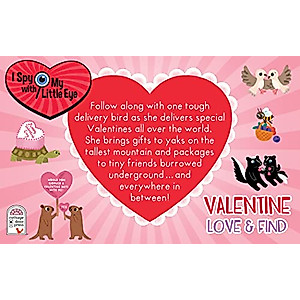 Valentine Love & Find - I Spy With My Little Eye Kids Search, Find, and Seek Activity Book, Ages 3, 4, 5, 6+
