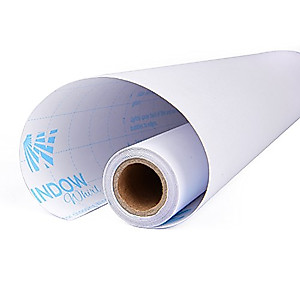 Privacy Window Film: Translucent Static Cling Treatment for Home Security and Decorative Frosted Glass Effect - No Residue, Heat Control, UV Prevention, Easy Removal (Winter Frost, 36 x 72 inches)