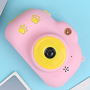 M Ugast Childrens Camera,Portable 1080P HD Childrens Camera with 2.0 Inch IPS Screen,Multiple Filters,Digital Children DV Camera Recorder Toy,Birthday Gift for Boys/Girls,Pink (Pink)