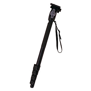SLIK E-Z Pod Jr Monopod - Supports 8.5 lb (3.86 kg), for Mirrorless/DSLR Sony Nikon Canon Fuji Cameras and More - Black (617-200)