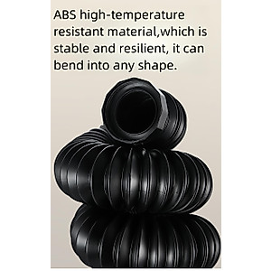 Wuyue Hua Bathroom Sink Drain Kit with Flexible Expandable P-Trap Sink Drain Pipe Tube Anti-Odor Bathroom Sink Drain Pipe for 1-1/4",1-1/2" and 2'' Drain Hole (Bounce Style)