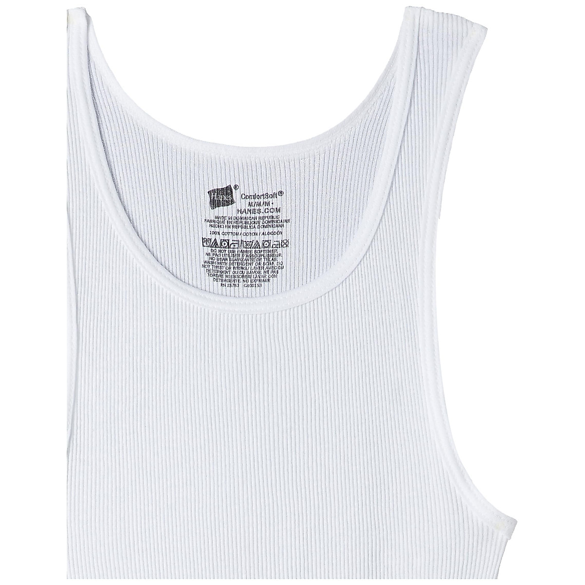 Hanes Men's 3-Pack A-Shirt, White, X-Large