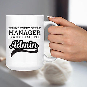 Staff Appreciation Gift Idea for Administrators Receptionists Secretaries 11oz 15oz White Coffee Mug