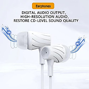 2 Pack-Apple Headphones Wired Earbuds with Lightning Connector Earphones Built-in Microphone & Volume Control. Compatible with All iPhone 13/12/11 Pro Max/Xs Max/XR/X/7/8 Plus-White