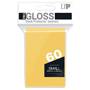 Ultra Pro 12922 Sleeves 60 d10 Card Game (Small, Yellow)