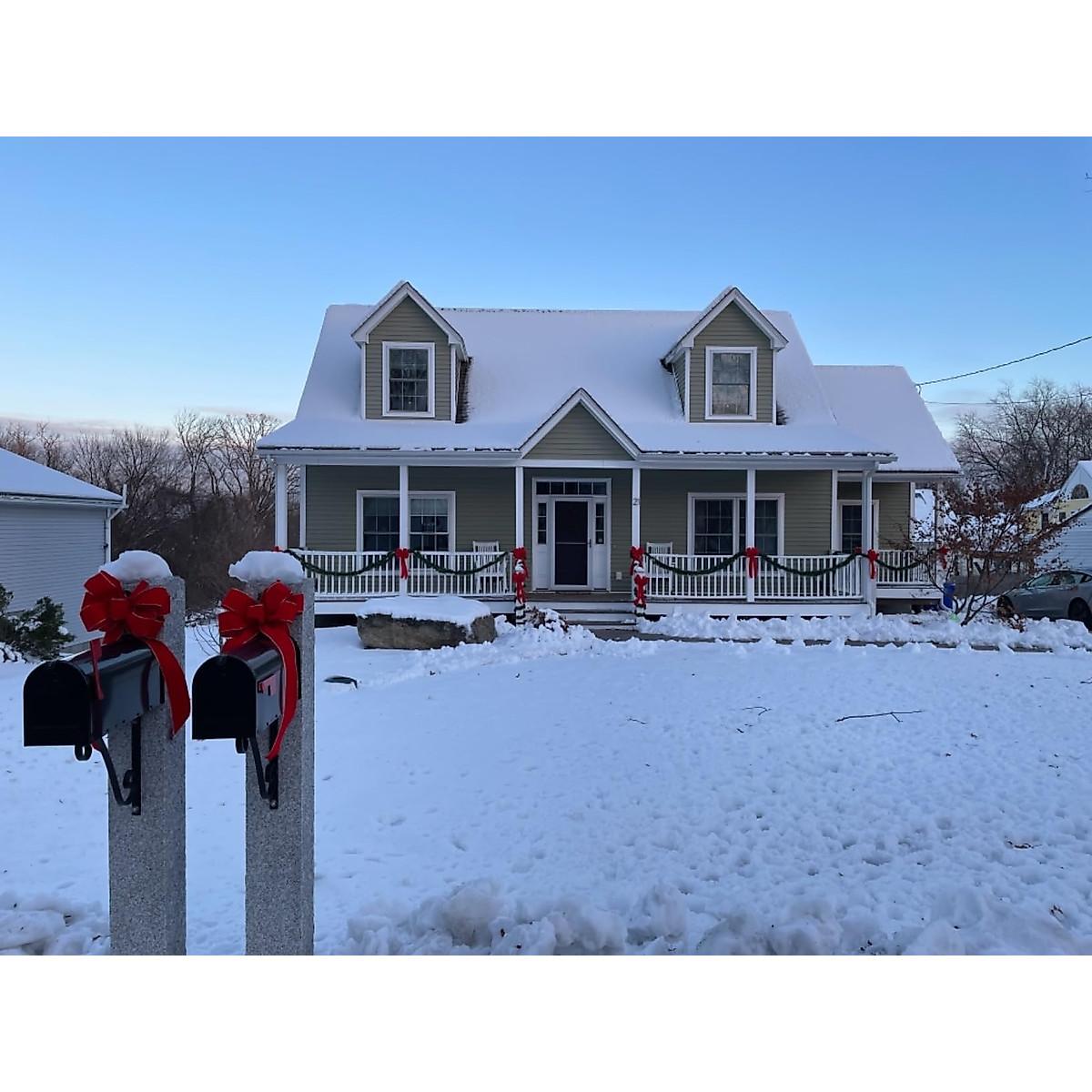 12-Pack Christmas Bows | Premium Handmade with 2.5" Red Velvet Gold Wired Edge Ribbon | Fluffy Not Flat | Indoor Outdoor Handmade Wreath Bows | The Handmade Bow