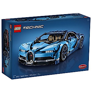 LEGO Technic Bugatti Chiron 42083 Race Car Building Kit and Engineering Toy, Adult Collectible Sports Car with Scale Model Engine (3599 Pieces)