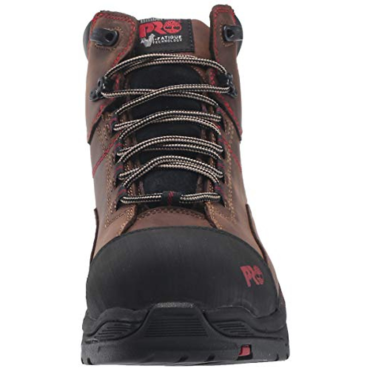 Timberland PRO Men's Bosshog 6 Inch Composite Safety Toe Puncture Resistant Waterproof Industrial Work Boot, Brown/Red, 15 Wide