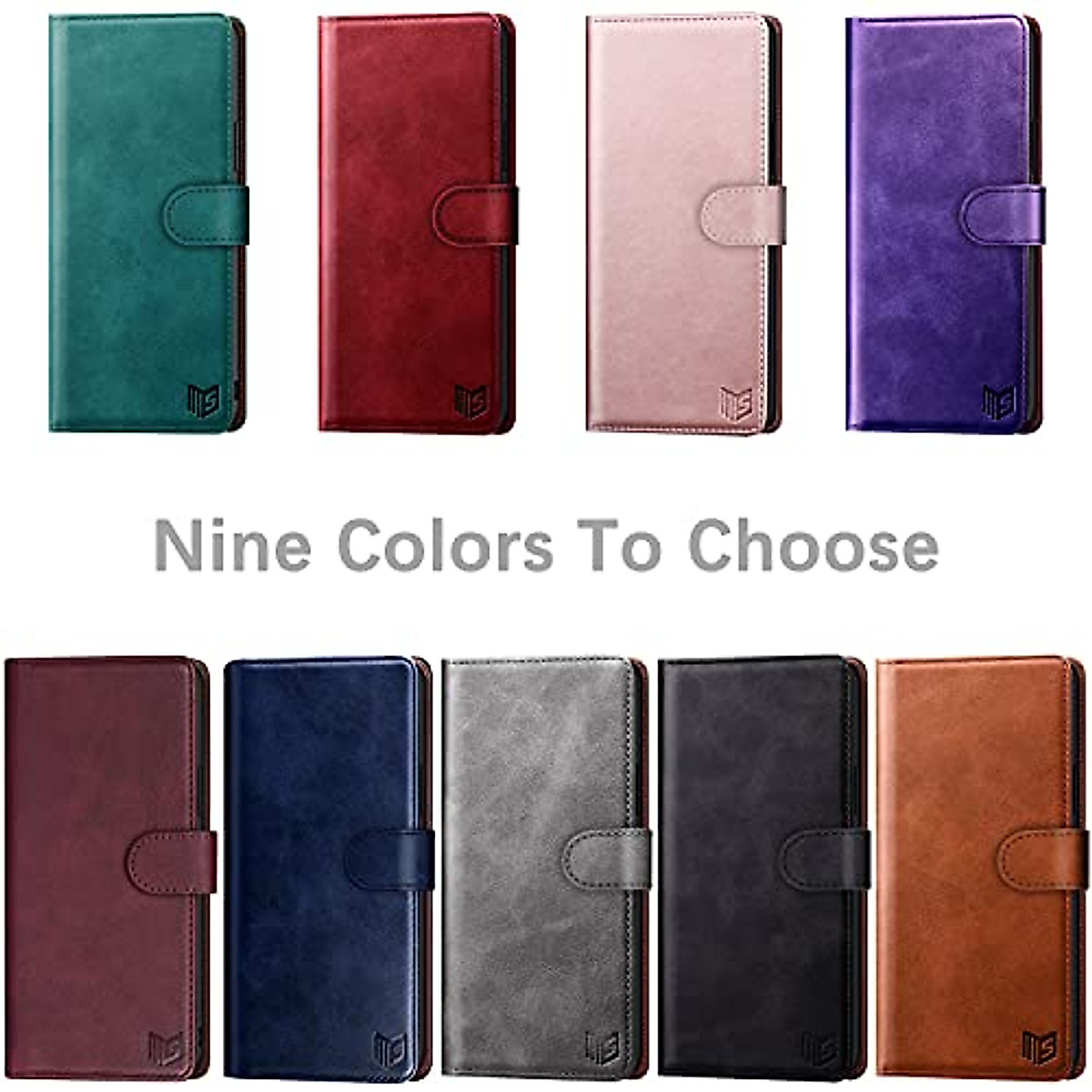 SUANPOT for Samsung Galaxy S10e 5.8"(Non S10 6.2") with RFID Blocking Leather Wallet case Credit Card Holder,Flip Folio Book Phone case Shockproof Cover Women Men for Samsung S10e case Wallet Black