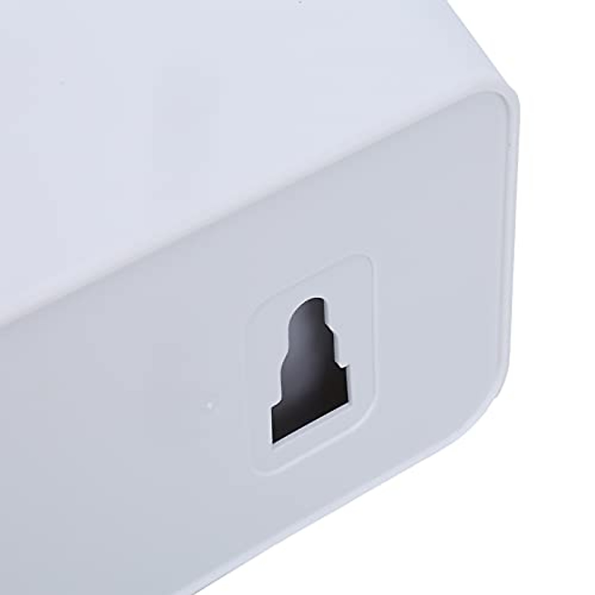 Pssopp Makeup Organizer, Wall Mounted Cotton Pads Dispenser Cosmetics Makeup Cotton Swab Holder for Bathroom Washroom White Gray Canisters