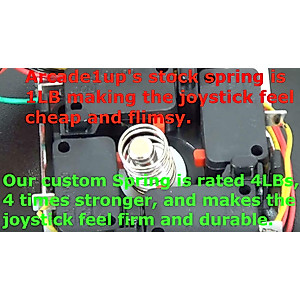 Alvatron Set of 4 Joystick 4lb Tension Springs for Arcade1up Arcade mod