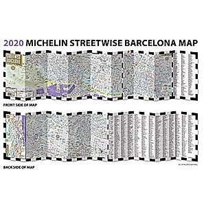 Streetwise Barcelona Map - Laminated City Center Street Map of Barcelona, Spain (Michelin Streetwise Maps)