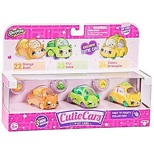 Cutie Car Spk Season 1 Fast N Fruity 3 Pack