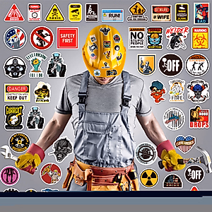 Arme 400 Pcs Hard Hat Stickers, Welding Stickers for Men&Adults Helmet, 100% Vinyl Helmet Sticker Construction Electrician Ironworker Oilfield Pipeliner Stickers for Funny Hard Hat Stickers for Adults
