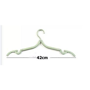 10 pcs Travel Hangers - Multifunctional Folding Clothes Hanger Portable Folding Travel Hangers Foldable Plastic Hanger and Drying Hanger for Travel