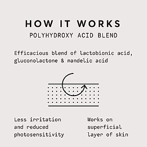 Naturium PHA Topical Acid 12%, Plus Lingonberry Stem Cells & Hyaluronic Acid, Anti-Aging Skin Treatment, 1.0 oz