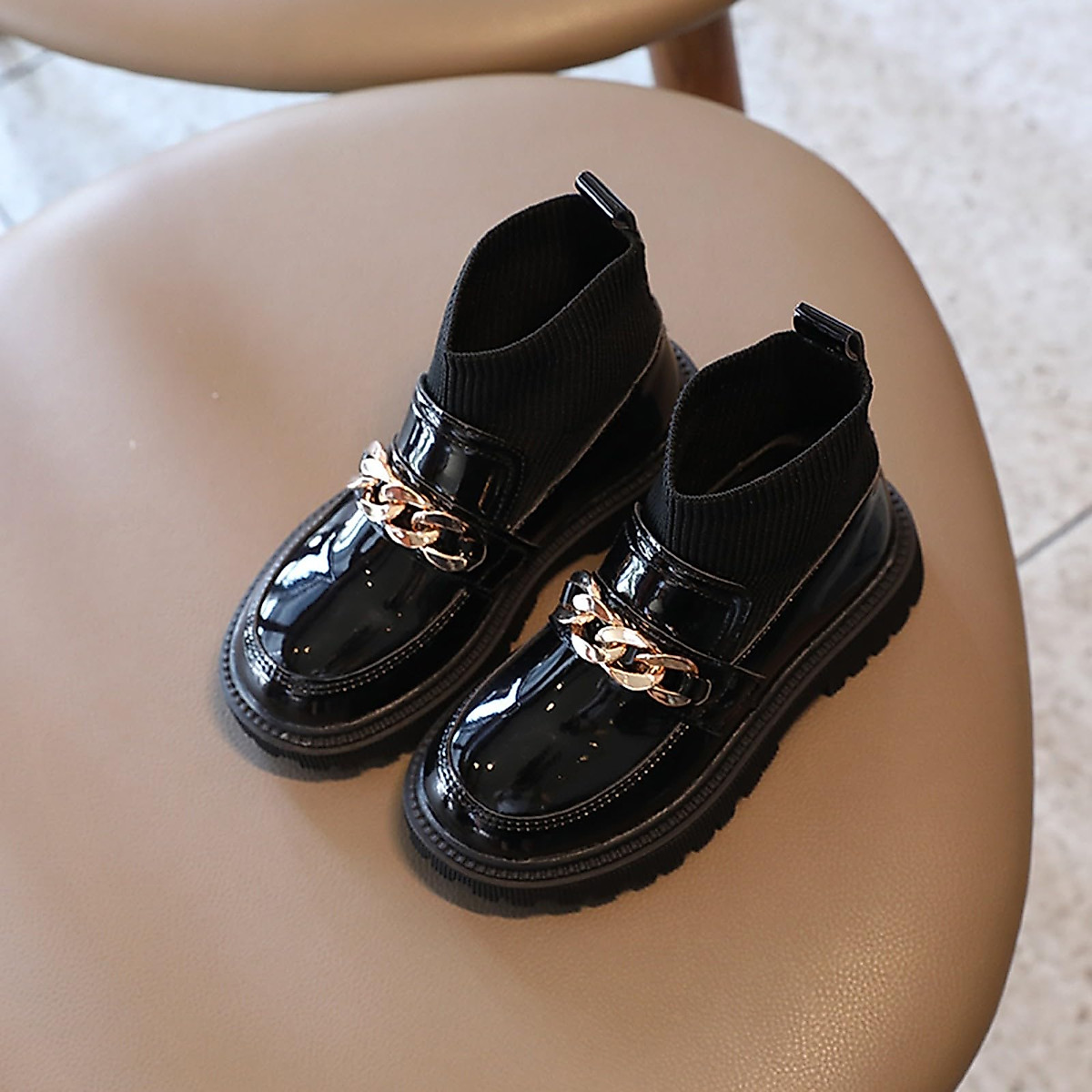 JEUROT Little Girls Outdoor Combat Toddler Boots Flats Mid Calf Slouchy Boot Shoes Fall Boots for Women 2023