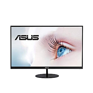 ASUS VL249HE 23.8” Eye Care Monitor, 1080P Full HD, 75Hz, IPS, Adaptive-Sync/FreeSync, Eye Care, HDMI VGA, Frameless Slim Design, VESA Wall Mountable