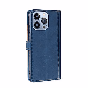 CYR-Guard Wallet Folio Case for Oppo Reno 2, Premium PU Leather Slim Fit Cover for Reno 2, Easy Carry, Blue