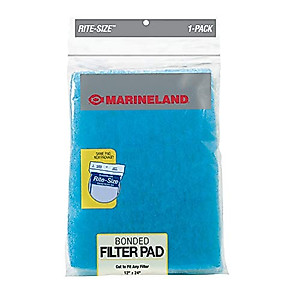 Marineland Bonded Filter Pad, Cut To Fit Any aquarium Filter, Whites & Tans, 312 sq. in.
