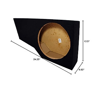 Harmony Audio HA-R124 Subwoofer Single 12" Sub Box Bundle HA-A400.1 Amp Compatible with 2002-2009 GMC Envoy SUV