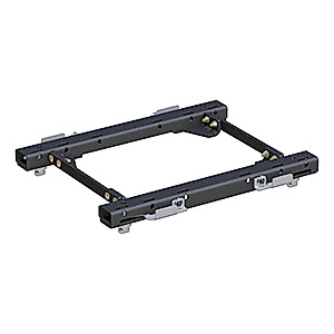 CURT 16050 Puck System 5th Wheel Rails, 30,000 lbs, Fits Select Chevrolet Silverado, GMC Sierra 2500, 3500 HD, Black