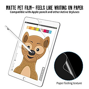Paper Screen Protector for iPad 9.7 6th/5th Gen, Homagical Screen Protector for iPad 9.7" (2018 & 2017) Compatible with Apple Pencil/Scratch Resistant/Matte PET Film