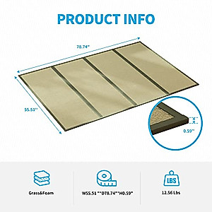 Mjkone Japanese Tatami Mattress