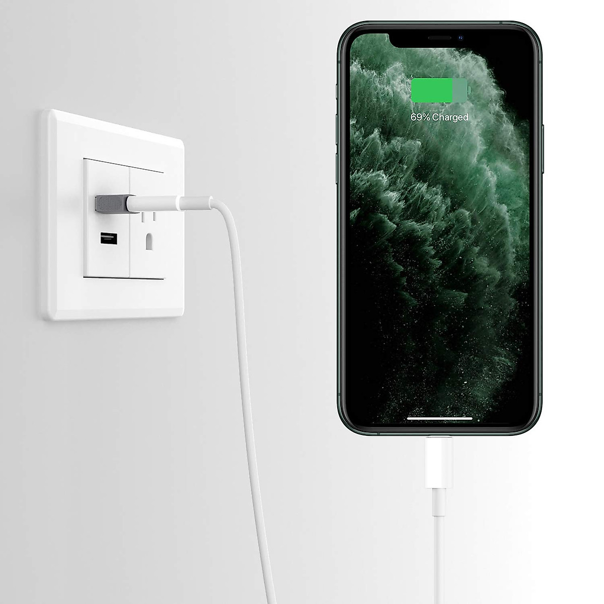 nonda USB C to USB Adapter (2 Pack), USB-C Female to USB Male, USB Type C Female to USB OTG Adapter for MacBook Pro 2015/2013, MacBook Air 2017/2015, Laptops, Wall Chargers, Power Banks