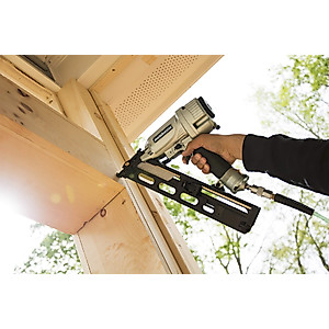 Metabo HPT Finish Nailer | 15 Gauge | Pneumatic | Finish Nails 1-1/4-Inch up to 2-1/2-Inch | Integrated Air Duster | Selective Actuation Switch | 5-Year Warranty | NT65MA4