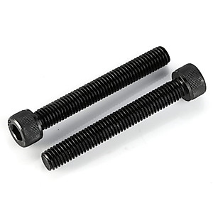 M6-1.0 x 40mm, 45mm, 50mm, 55mm and 60mm Socket Head Cap Screws, Grade 12.9 Alloy Steel, Black Oxide, 25 PCS