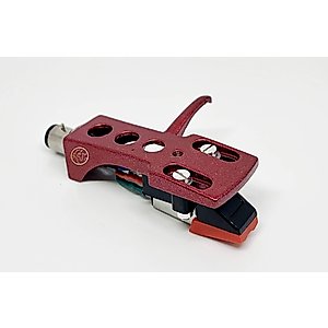 MagLite Red Headshell, Cartridge and Stylus for Technics SL 20, SL 20A, SL 220, SL 221, SL 23, SL 235, SL 23A, SL B2, SL B202, SL B205, SL B3, SL B303, SL 120, SL 110