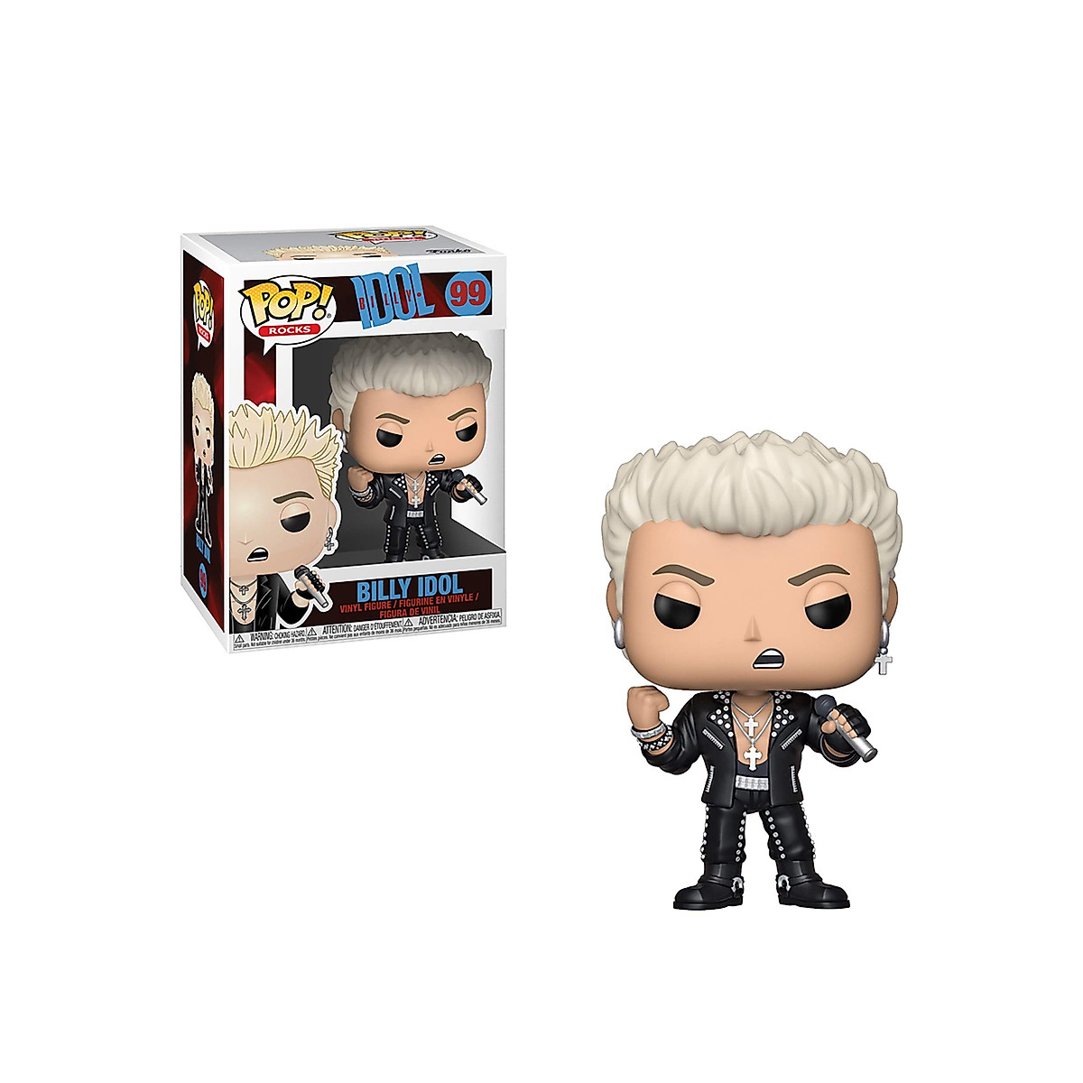 Funko POP! Rocks: Billy Idol, Multicolor, Standard