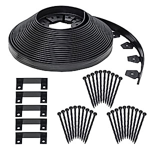 EasyFlex No-Dig Landscape Edging Kit - 100 ft., Black