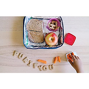 purifyou Classic Insulated Lunch Box - Compact, Easy Wash, Smooth Zipper & Lightweight - Tote Bag & Container, Lunch Bag for Men, Women, Adults (Ladies, Red)