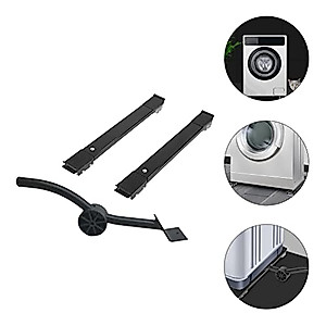 DOITOOL Furniture Washing Machine Dolly Extendable Appliance Rollers Washing Machine Stand Wheels Fridge Appliance Dolly Movers Mobile Washer and Dryer Moving Base