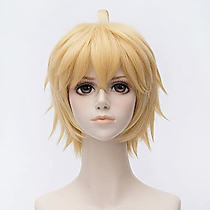 Kadiya Blonde Short Cosplay Wig Heat Resistant Synthetic Hair